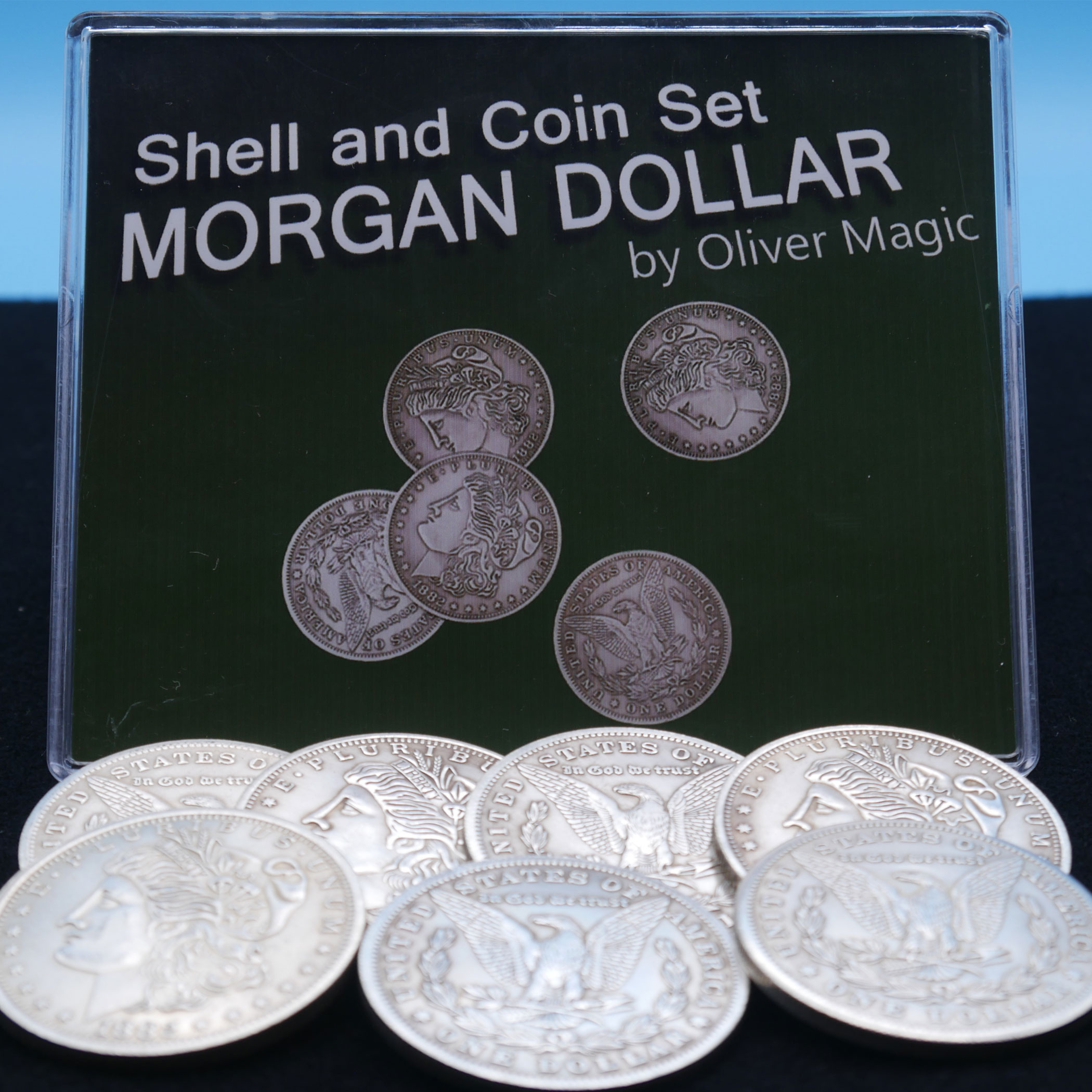 Shell and Coin Set Morgan Dollar | Magic Factory