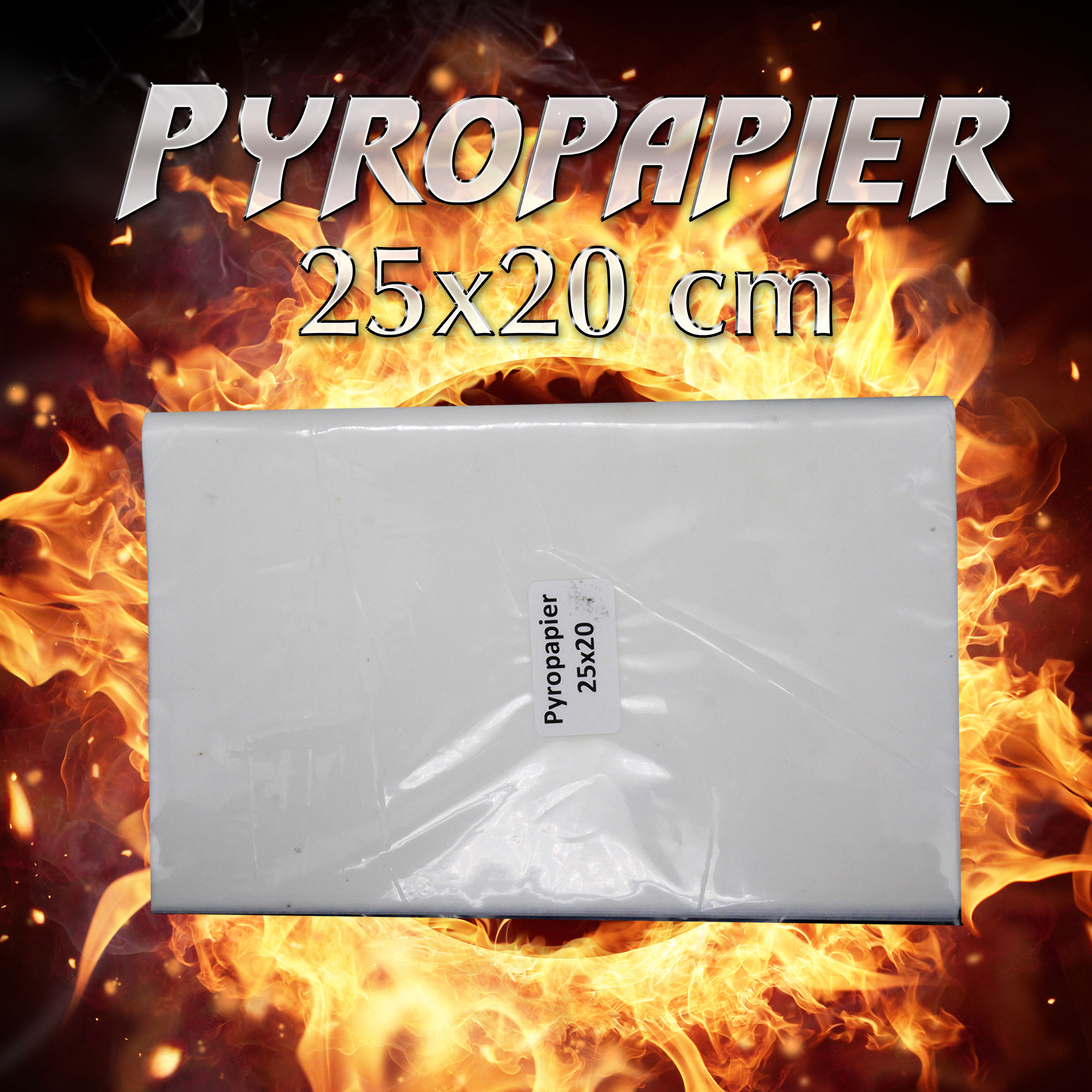 Pyropapier 25 x 20 cm Collodiumpapier | Magic Factory