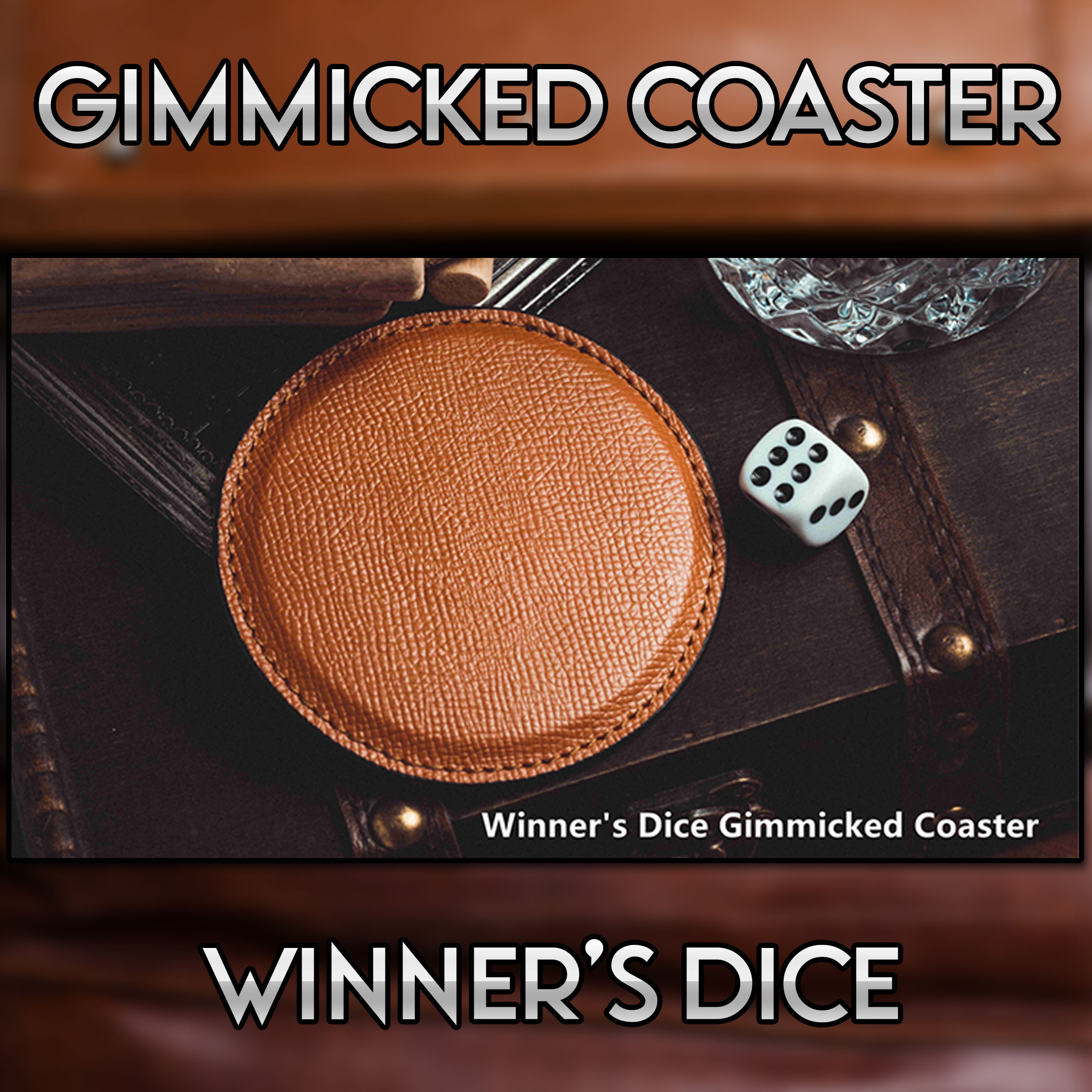 Winner's Dice Gimmicked Coaster | Zaubershop